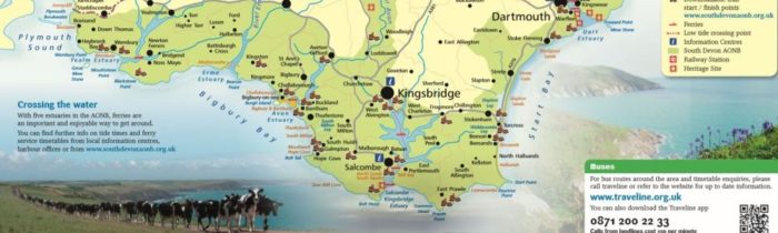 Discover map leaflet - South Devon National Landscape